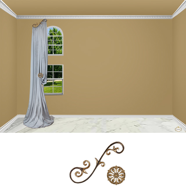 Rose passion scroll-2-classic - DesignMyDrapes