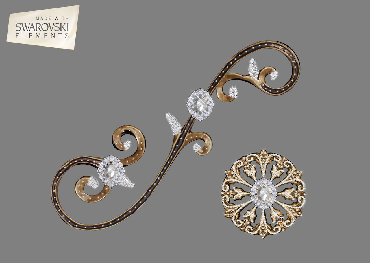 Large Venetian Scroll-2PC Gem - DesignMyDrapes