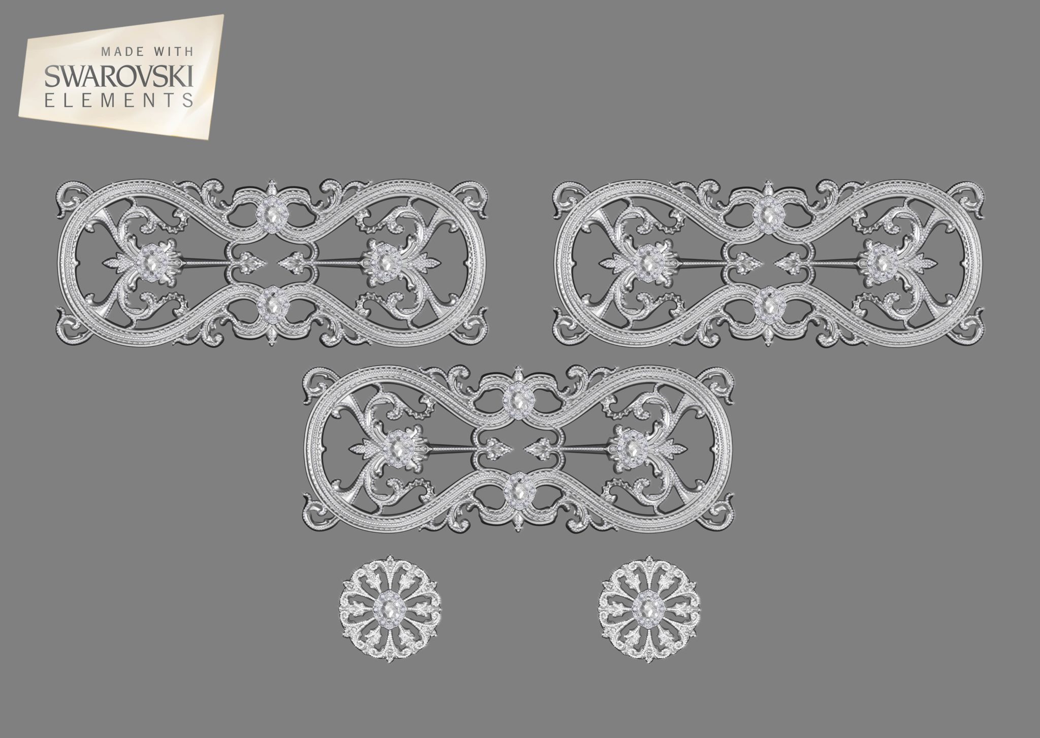 Lyra Crown-5PC Gem - DesignMyDrapes