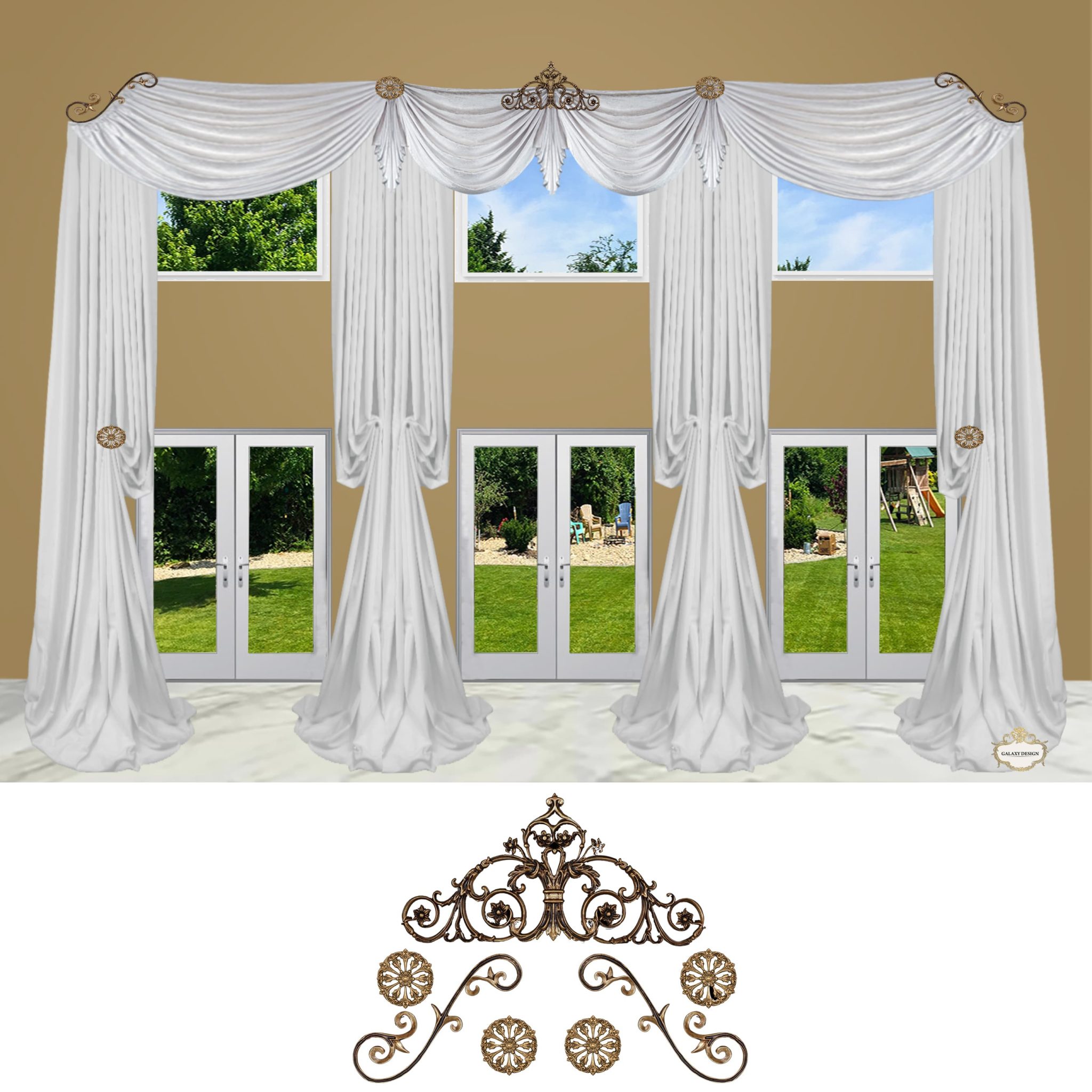 Rose passion crown-7-classic - DesignMyDrapes